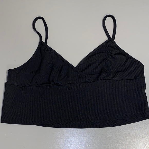 Cider | Tops | Cider Xl Black Solid Crop Cami Top | Poshmark